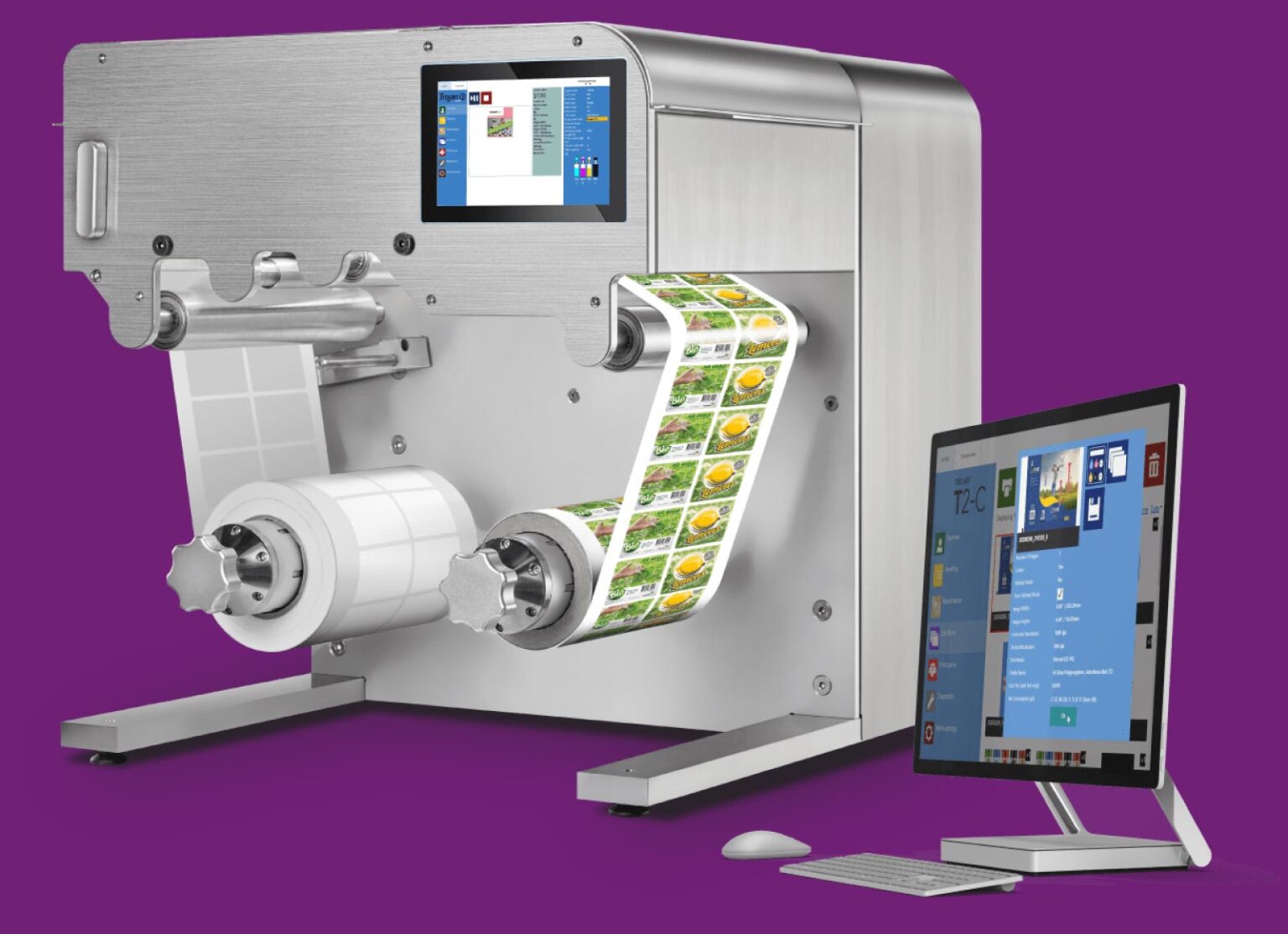 T2-C High Volume Tabletop Label Press - AstroNova Product Identification