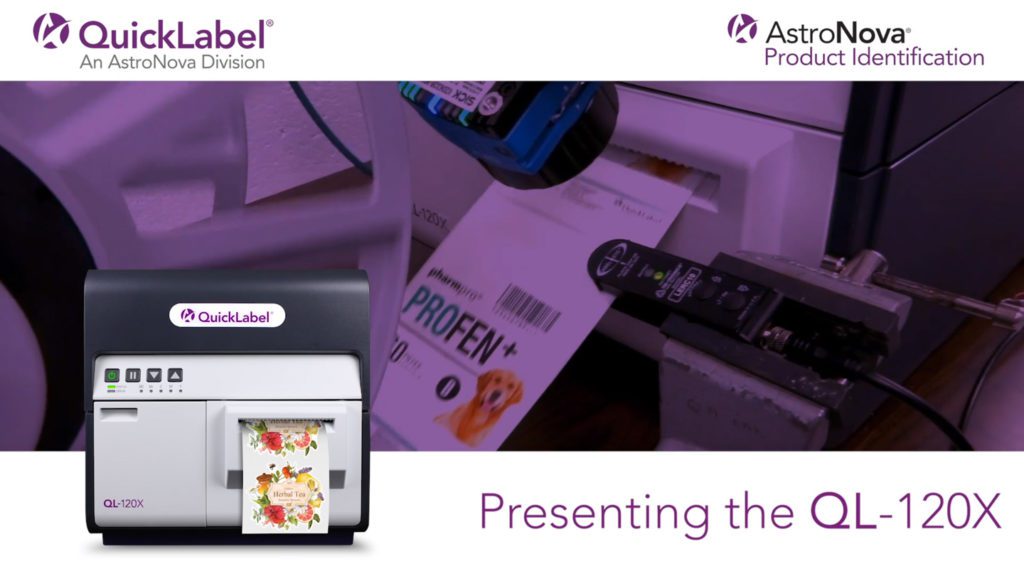 QL-120X Color Label Printer - AstroNova Product Identification